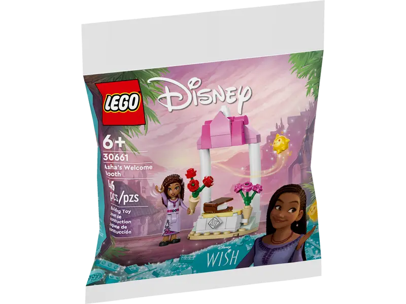 LEGO 30661 Asha's Welcome Booth - Disney Wish Polybag with Asha Mini ...